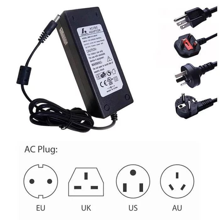 Desk Top LED Adapter Power Supply 110-220V AC to 12V/24V/5V DC – Konnine