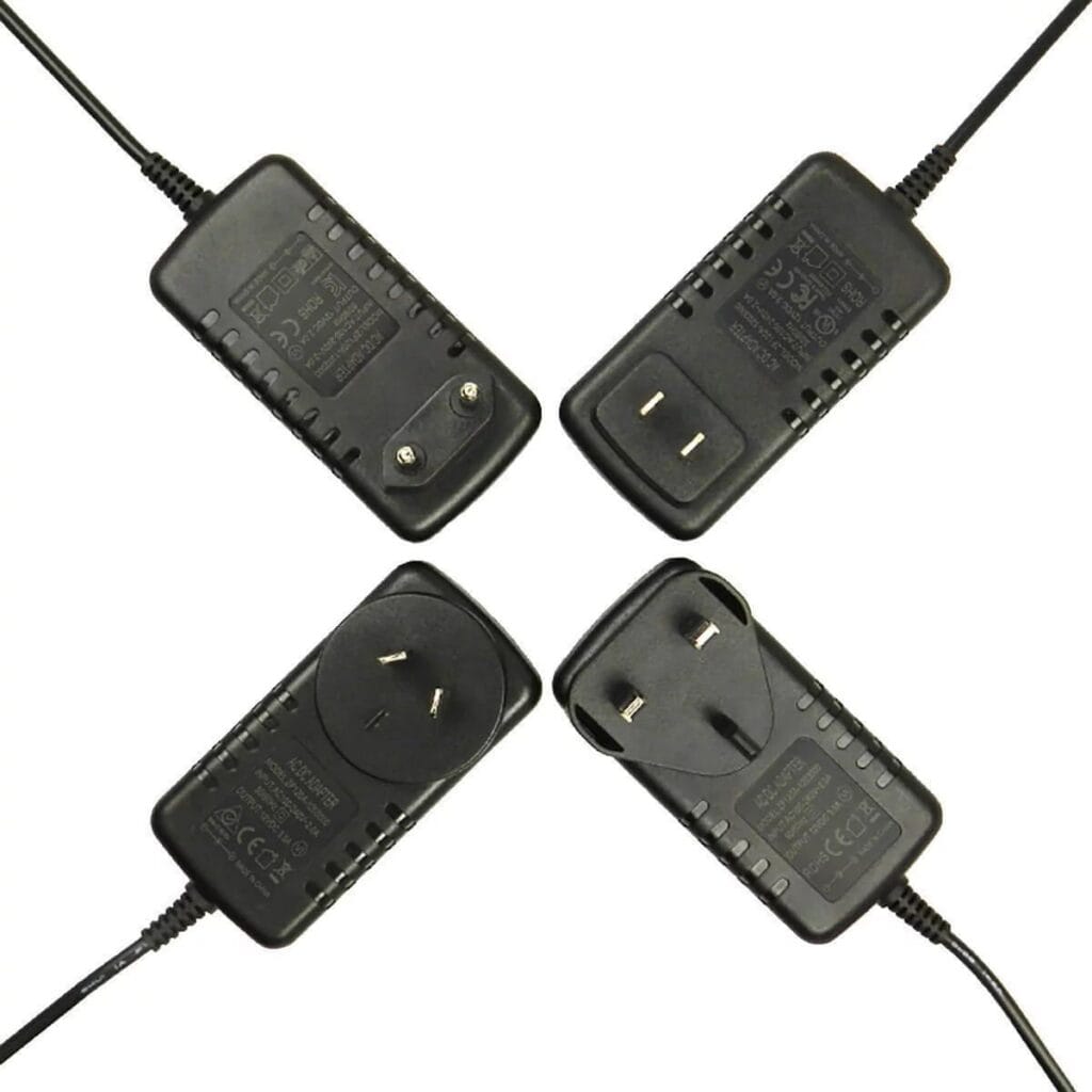 Wall Plug-in LED Adapter Power Supply 110-220V AC to 12V/24V/5V DC ...