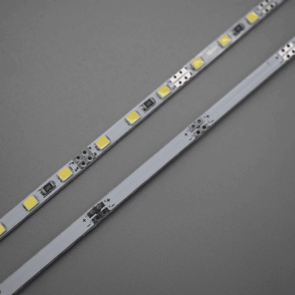 Rigid LED Strip Narrow 12V 2835 Rigid Bars 4mm 90LEDs/m – Konnine
