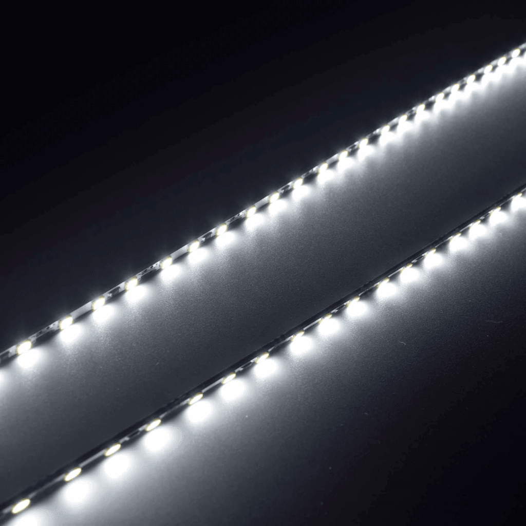 Rigid LED Strip Narrow 12V 2835 Rigid Bars 4mm 90LEDs/m – Konnine