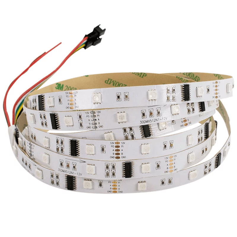 DMX512 RGB Addressable LED Strip Light 5050 30 LED – Konnine