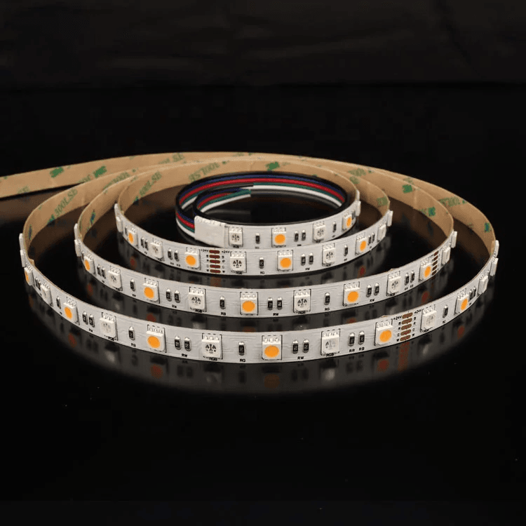SMD5050 RGB+W Flexible LED Strip Lights 60 LEDs per Meter – Konnine